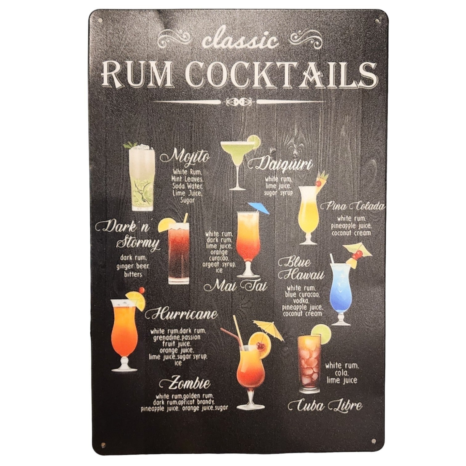 Rum Cocktails Sign | All about Boho